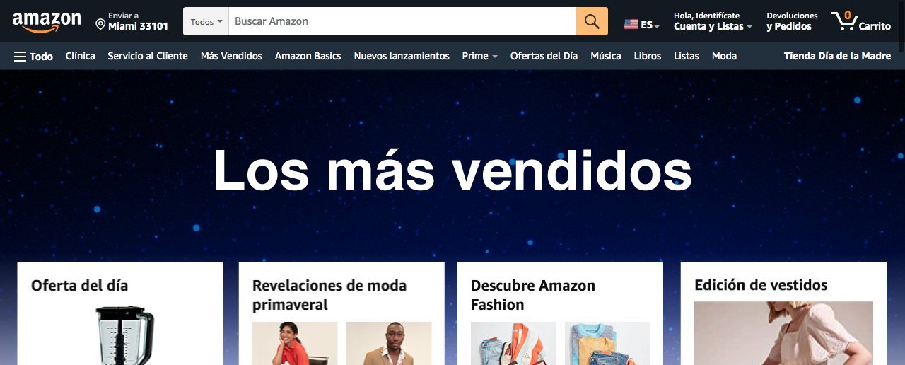 Amazon te muestra en las categorías los productos mas vendidos, aquí lo que tienes que ver y ...