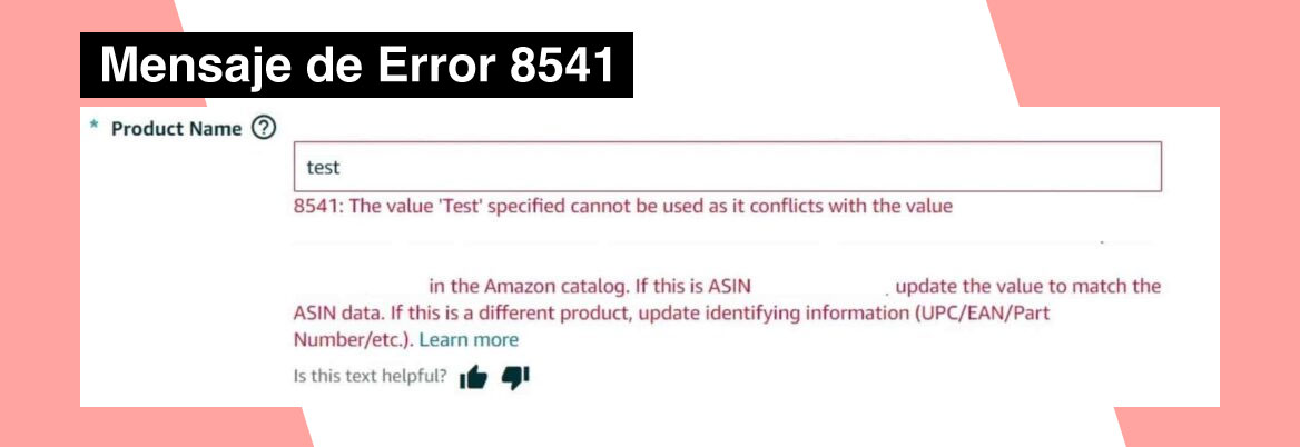 Error 8541 de Amazon: qué es y cómo solucionarlo - Daniel Corner